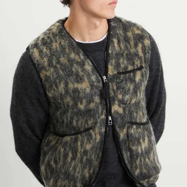 Universal Works Dolce Fleece Zip Gilet