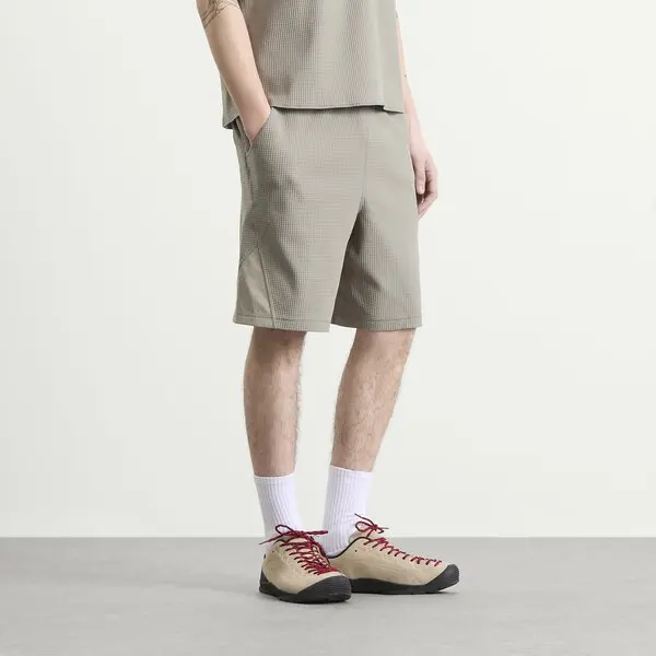 PURPLE MOUNTAIN OBSERVATORY Waffle Textured Shorts