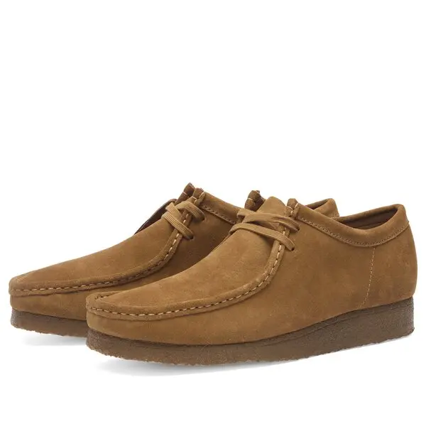 Clarks Wallabee Suede Moc Toe Shoes