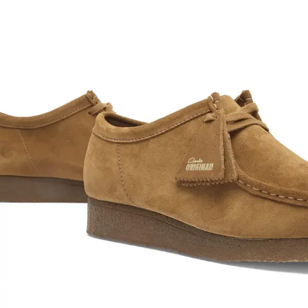 Clarks Wallabee Suede Moc Toe Shoes