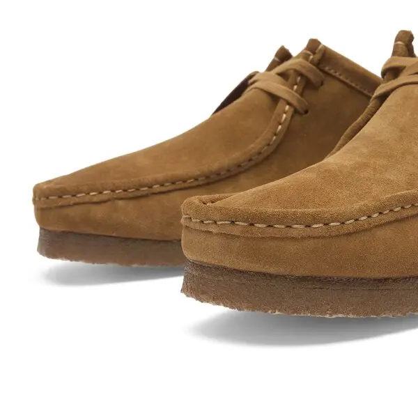 Clarks Wallabee Suede Moc Toe Shoes