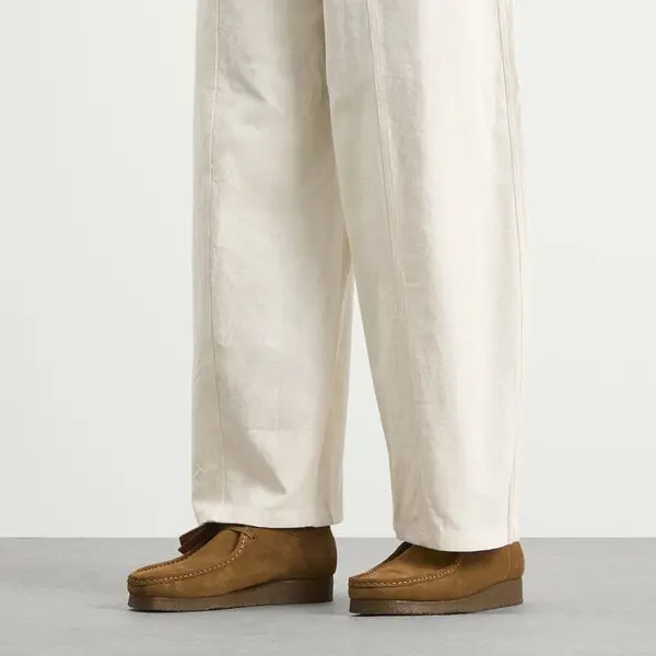 Clarks Wallabee Suede Moc Toe Shoes