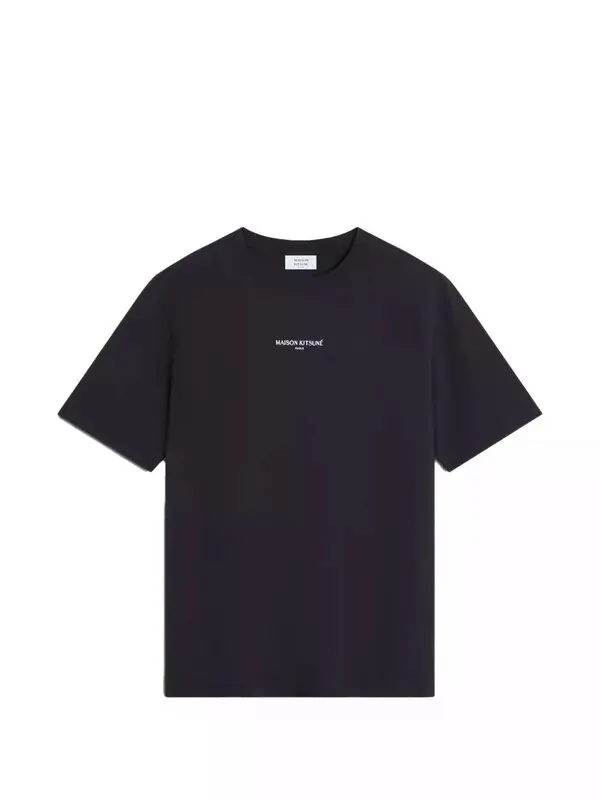 Maison Kitsuné Logo-print T-shirt - Black