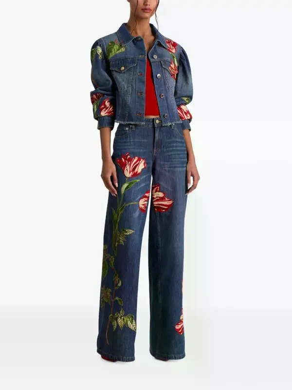 Alice + Olivia Elijah Denim Jacket