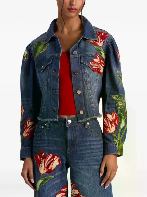 Alice + Olivia Elijah Denim Jacket