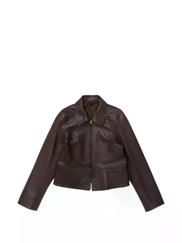 TAIGA TAKAHASHI Zip-up Leather Jacket