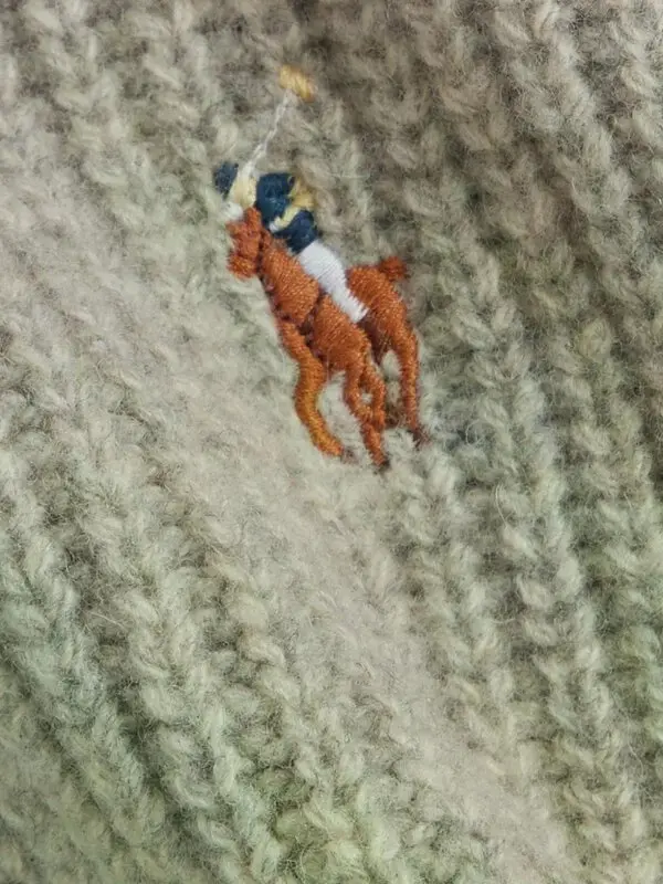 Polo Ralph Lauren Knitted Logo Scarf - Neutrals