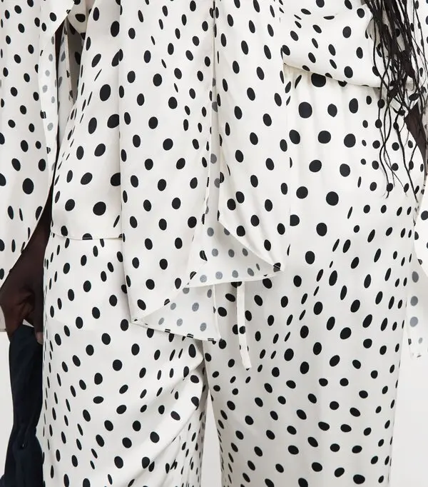 Stella McCartney Polka Dot Wide-leg Trousers