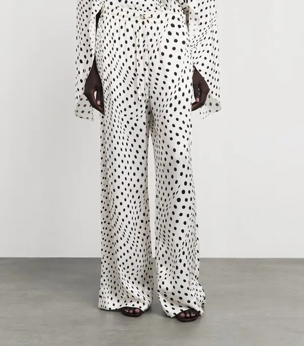 Stella McCartney Polka Dot Wide-leg Trousers