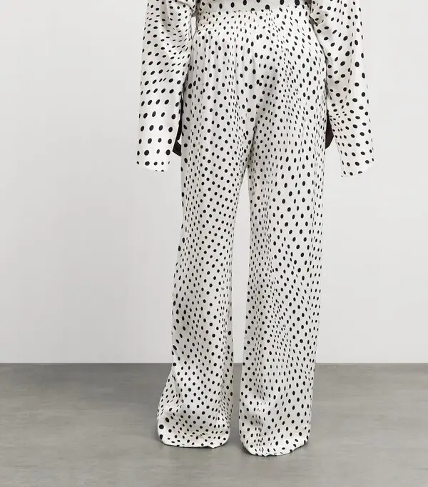 Stella McCartney Polka Dot Wide-leg Trousers