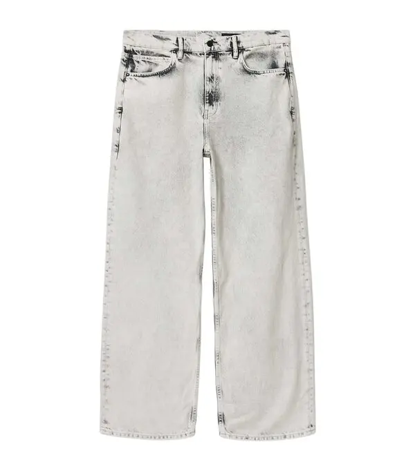 ALLSAINTS Lenny Lux Wide-leg Jeans - Grey