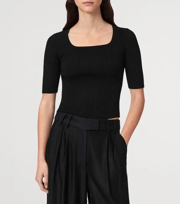 ALLSAINTS Cruz Hally Top - Black