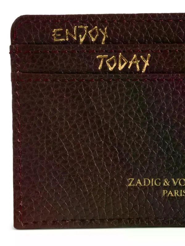 Zadig&Voltaire Zv Pass Grained Leather Cardholder