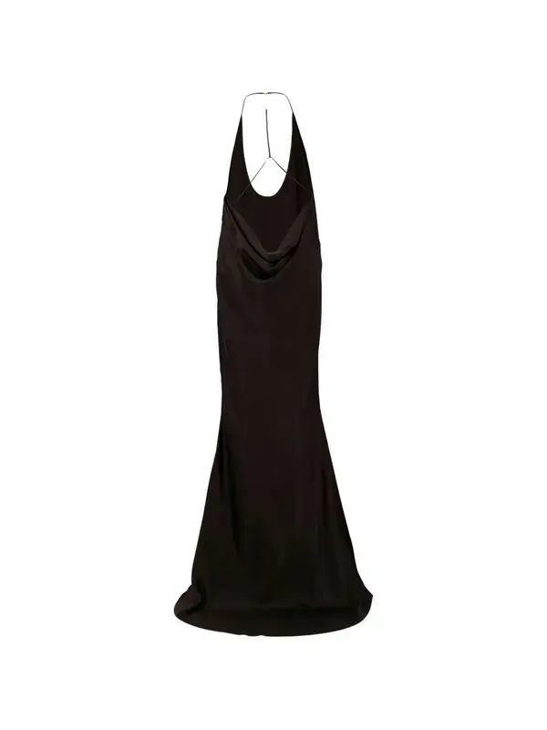 TOM FORD Halterneck Silk Evening Maxi Dress