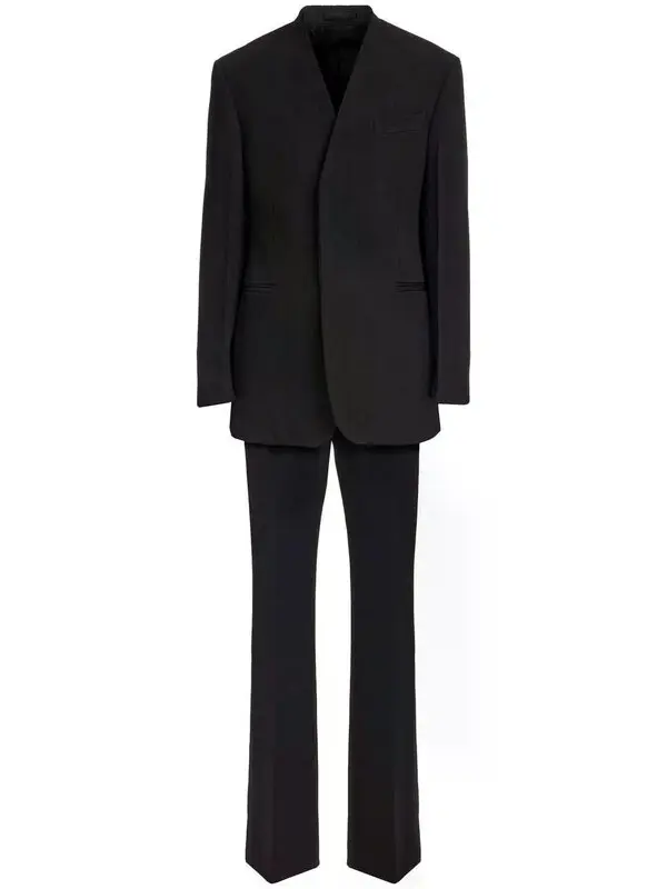 FERRAGAMO Collarless Single-breasted Suit