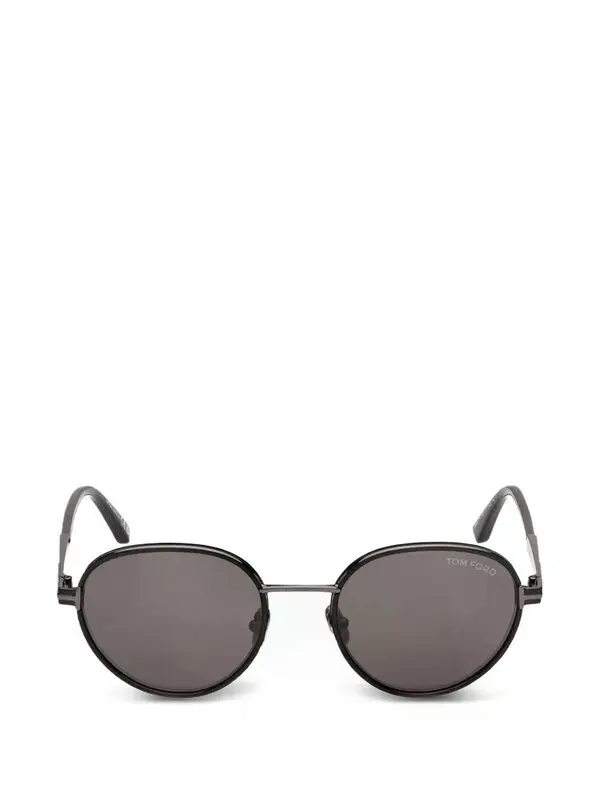 TOM FORD Jet Round-frame Sunglasses - Black