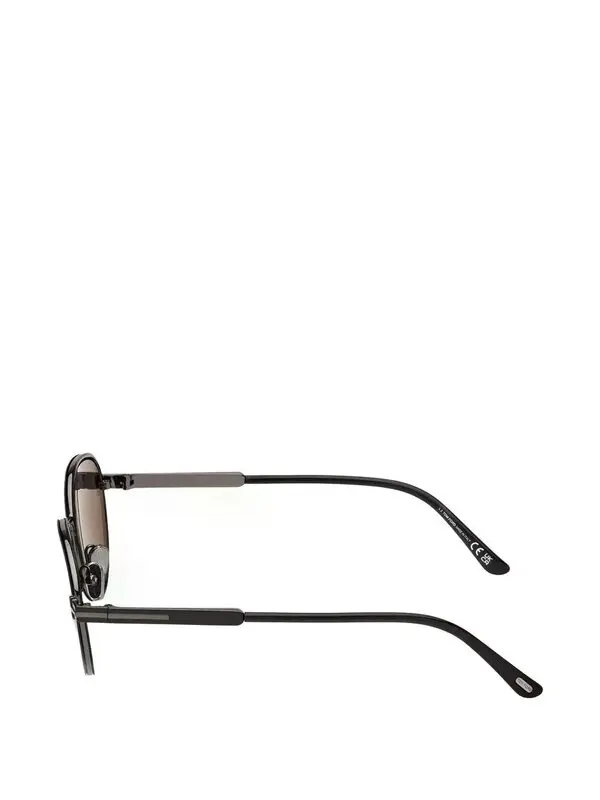 TOM FORD Jet Round-frame Sunglasses