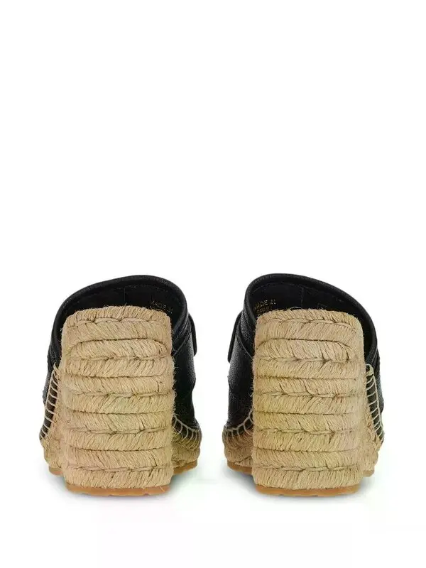 FERRAGAMO Logo-plaque Espadrille Wedges