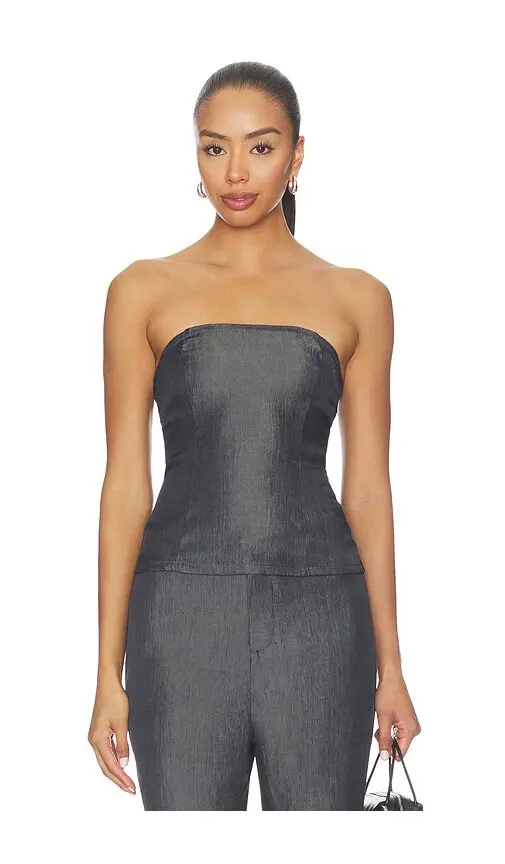 ALL THE WAYS Temperance Strapless Top In . Also
