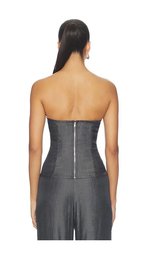 ALL THE WAYS Temperance Strapless Top In . Also