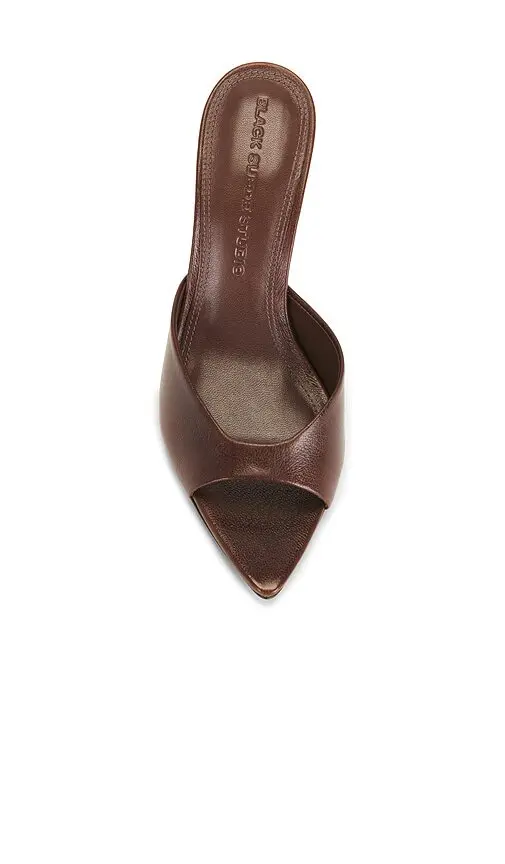 BLACK SUEDE STUDIO Brea 80 Mule - Brown