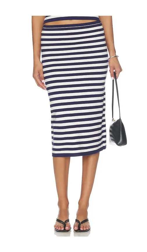 ALL THE WAYS Jolene Midi Skirt In . Also - Multi