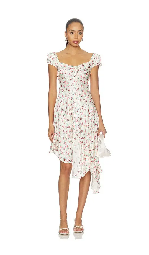 For Love & Lemons Cherry Mae Midi Dress In . Also