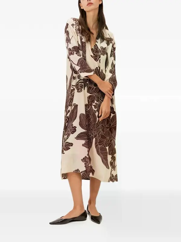 PSOPHIA Orient Contour Midi Dress