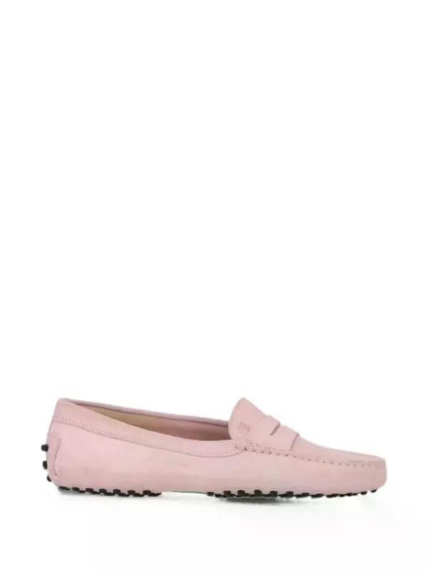 TOD'S Gommino Suede Loafers - Pink