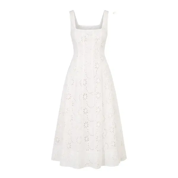Yumi Kim Freya Eyelet Dress - White