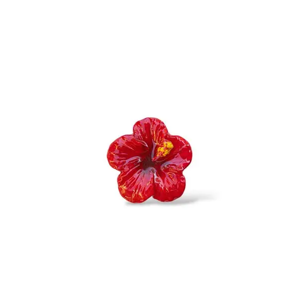 SUNSET MAGIC STUDIO Hibiscus Brooch & Hairpin - Red
