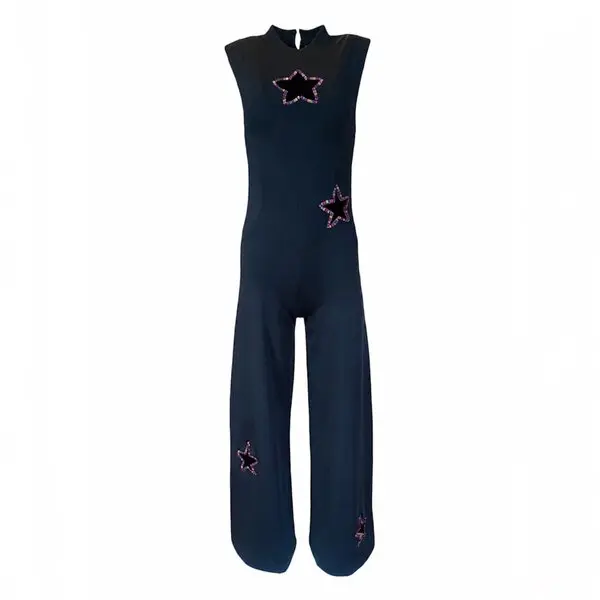 LAURA CITRON Midnight Star Jumpsuit - Black