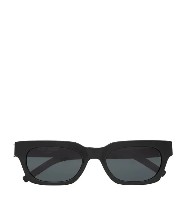 Saint Laurent Acetate Sl M175 Square Sunglasses - Black