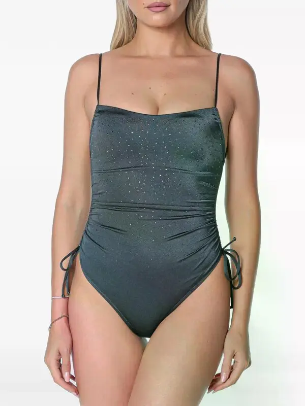 MC2 SAINT BARTH Eliya Strass-embellished Swimsuit - Grey