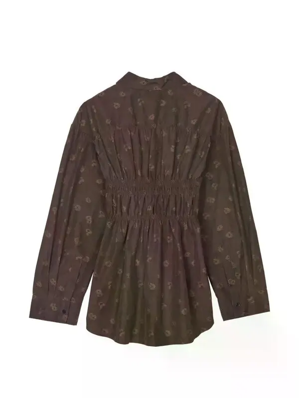 Cecilie Bahnsen Braxton Floral Jacquard Shirt