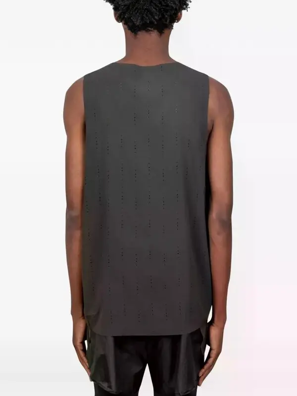 On X Paf Zero Singlet Perforated Logo-print Vest