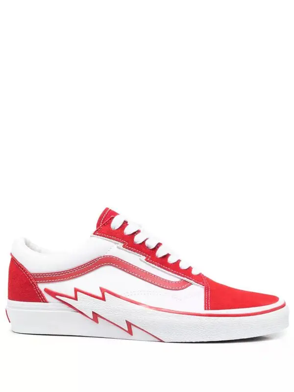 VANS Old Skool Bolt Two-tone Sneakers - Red