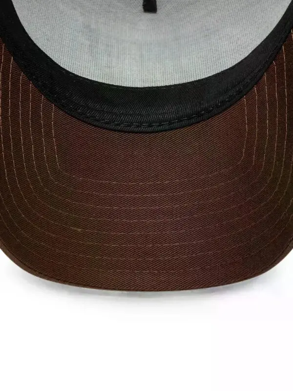 New Era Logo-patch Curved-peak Cap
