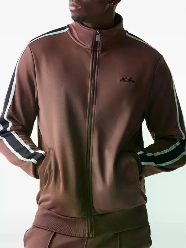 New Era Script Track Jacket - Brown