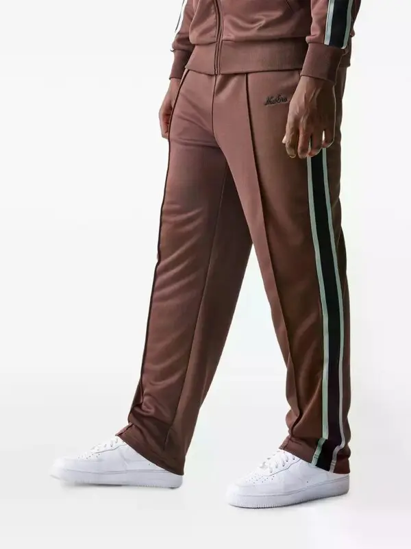 New Era Script-embroidered Side-stripe Track Pants