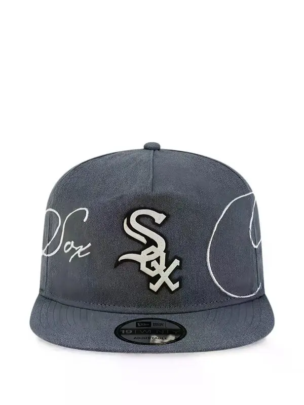 New Era Chicago White Sox Mlb Script-print Cap - Grey
