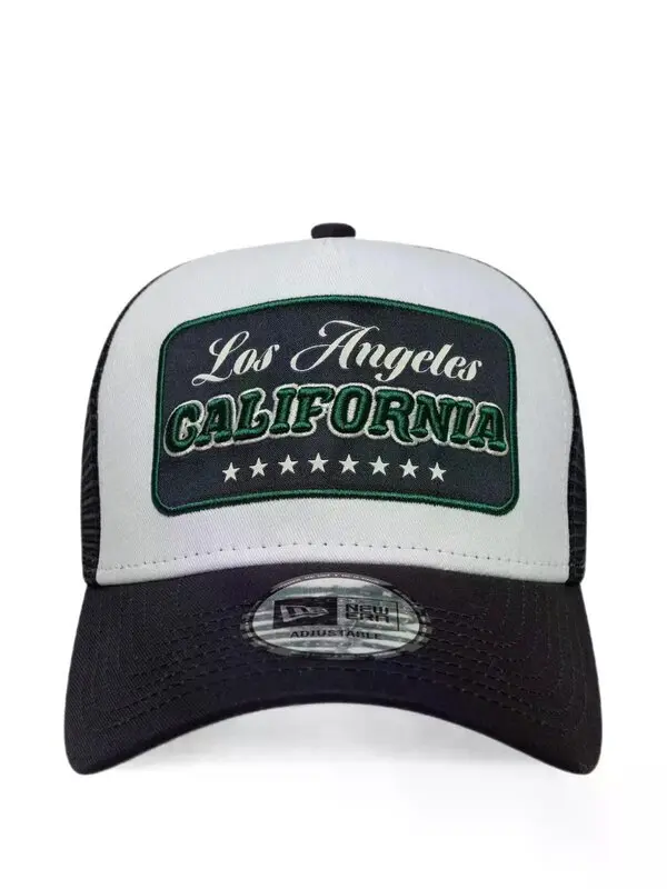 New Era Logo-patch Trucker Cap - Blue