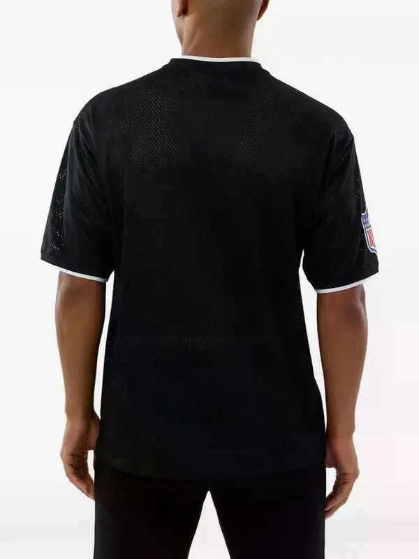 New Era Las Vegas Raiders Oversized Mesh V-neck T-shirt