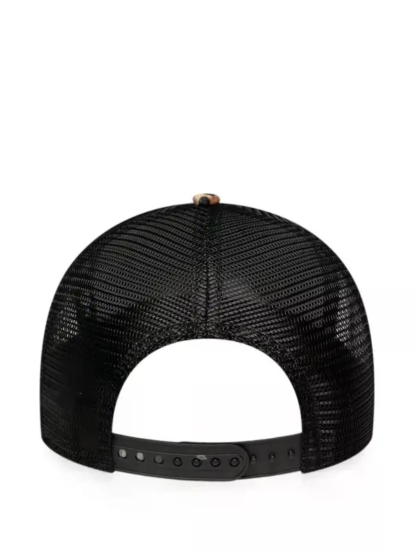 New Era 9forty Leopard-print Mesh-panel Trucker Cap