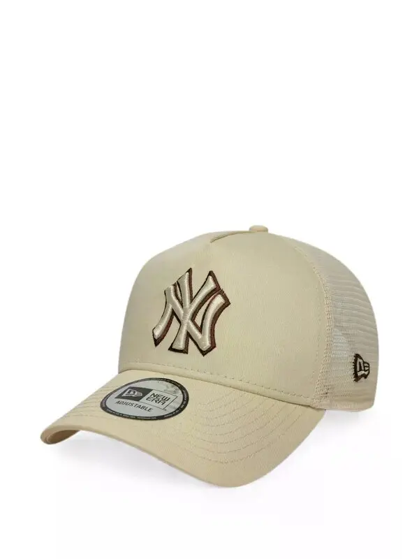 New Era Ny Logo-embroidered Mesh-panel Trucker Cap