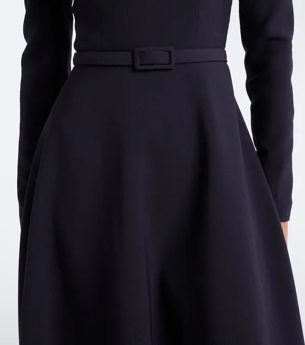 Safiyaa Asymmetric Crepe Cocktail Dress