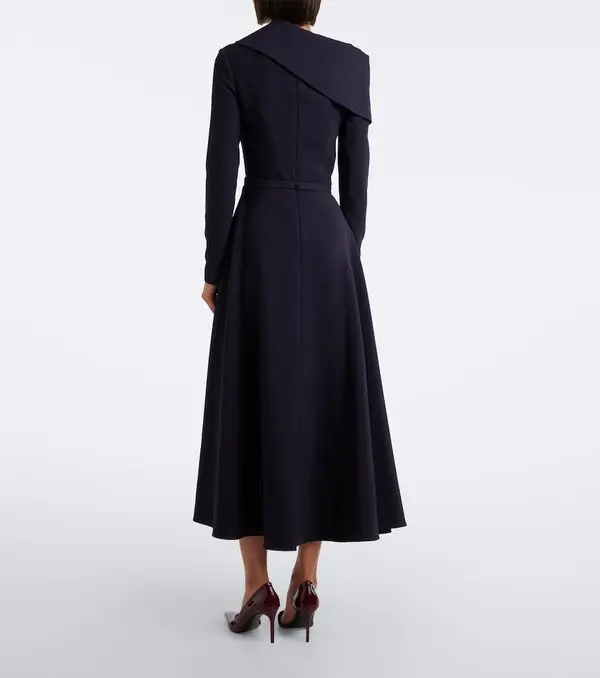 Safiyaa Asymmetric Crepe Cocktail Dress