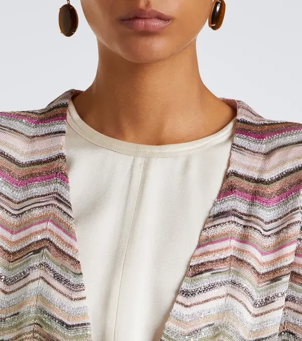 Missoni Zigzag Lame Cardigan