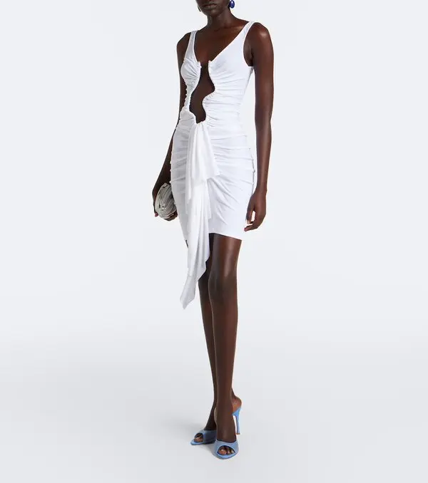 Christopher Esber Salacia Ruched Jersey Minidress