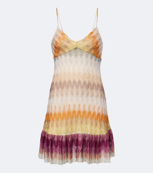 Missoni Tiered Minidress - Multicoloured